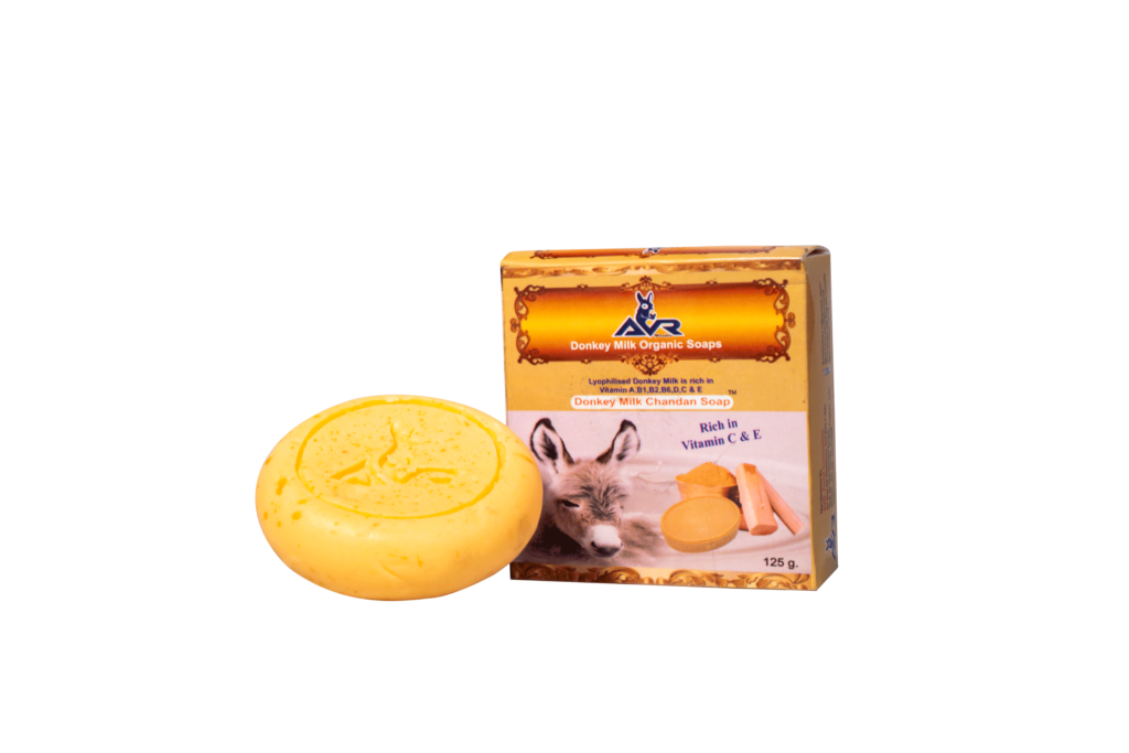 AVR Donkey Milk Natural Chandan Soap - AVR Donkey Natural Products